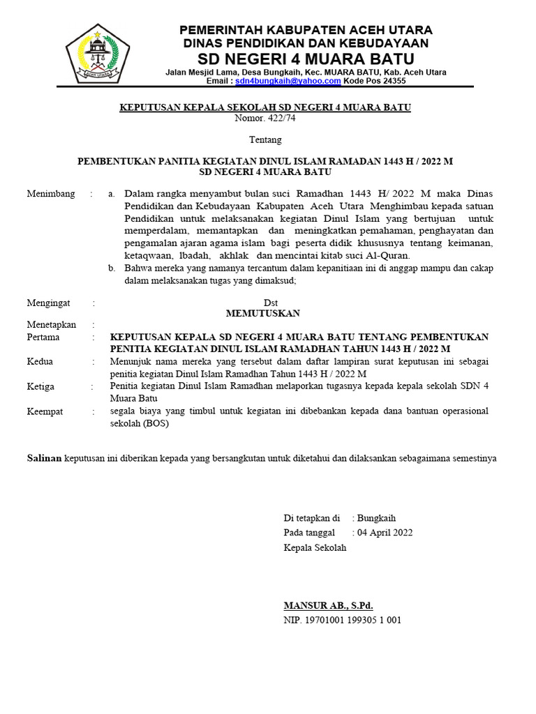 SK Pan Ramadan SDN 4 MB | PDF