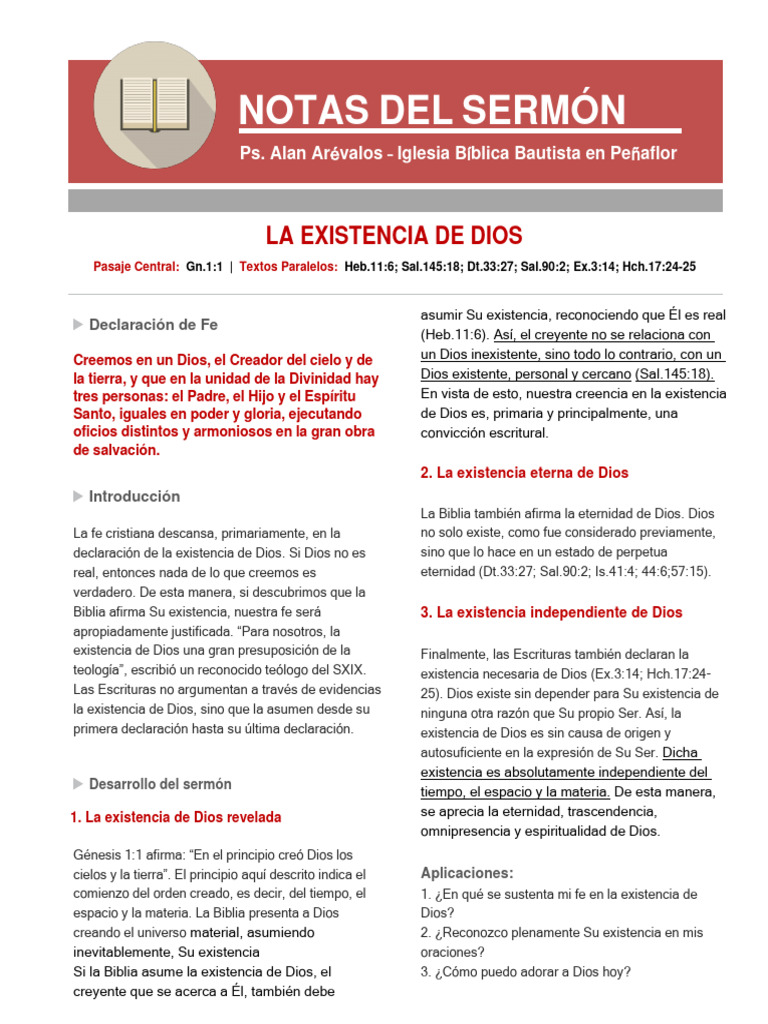 La Existencia de Dios | PDF | Dios | Existencia de dios