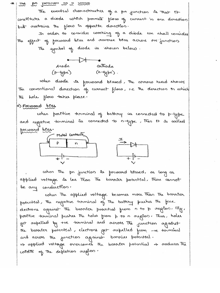 Ade Unit 1 Complete Notes | PDF | Diode | Electrical Network