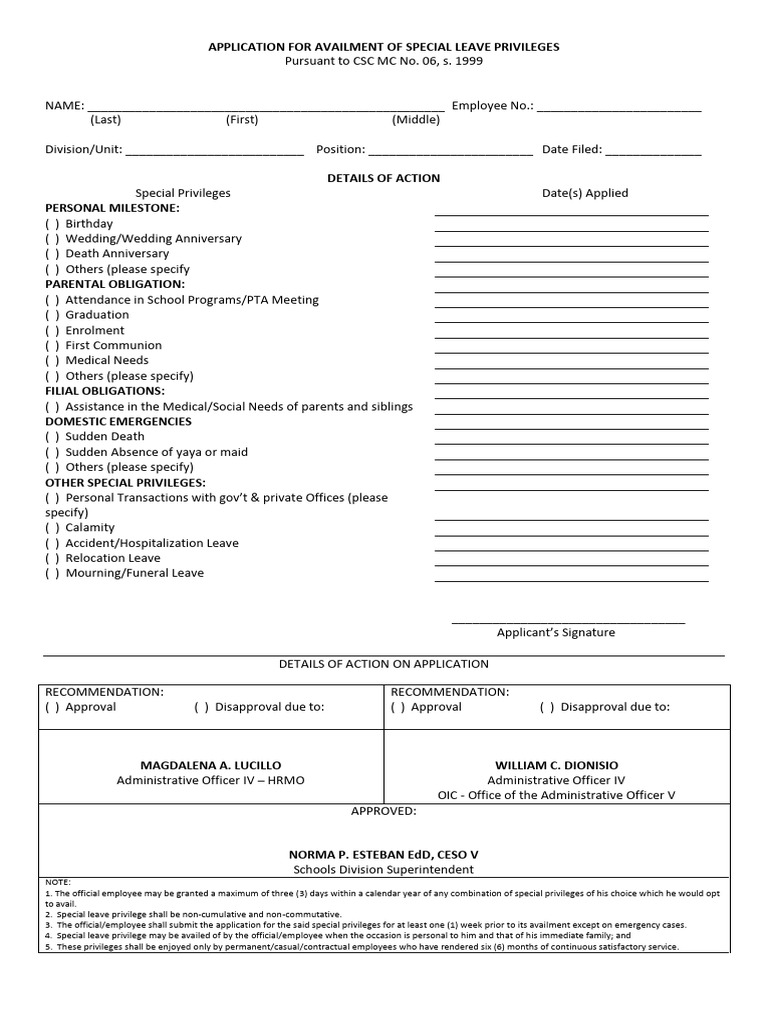 Special Leave Privileges | PDF | Justice | Crime & Violence