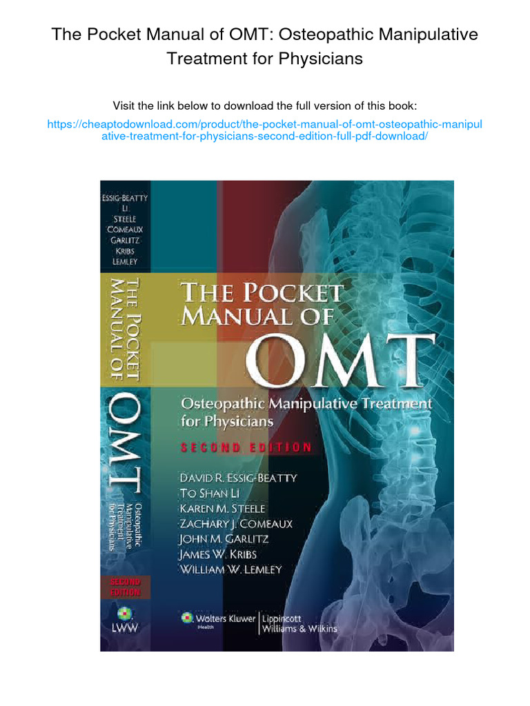 Pocket Manual of OMT for Physicians | PDF | Anatomical Terms Of ...