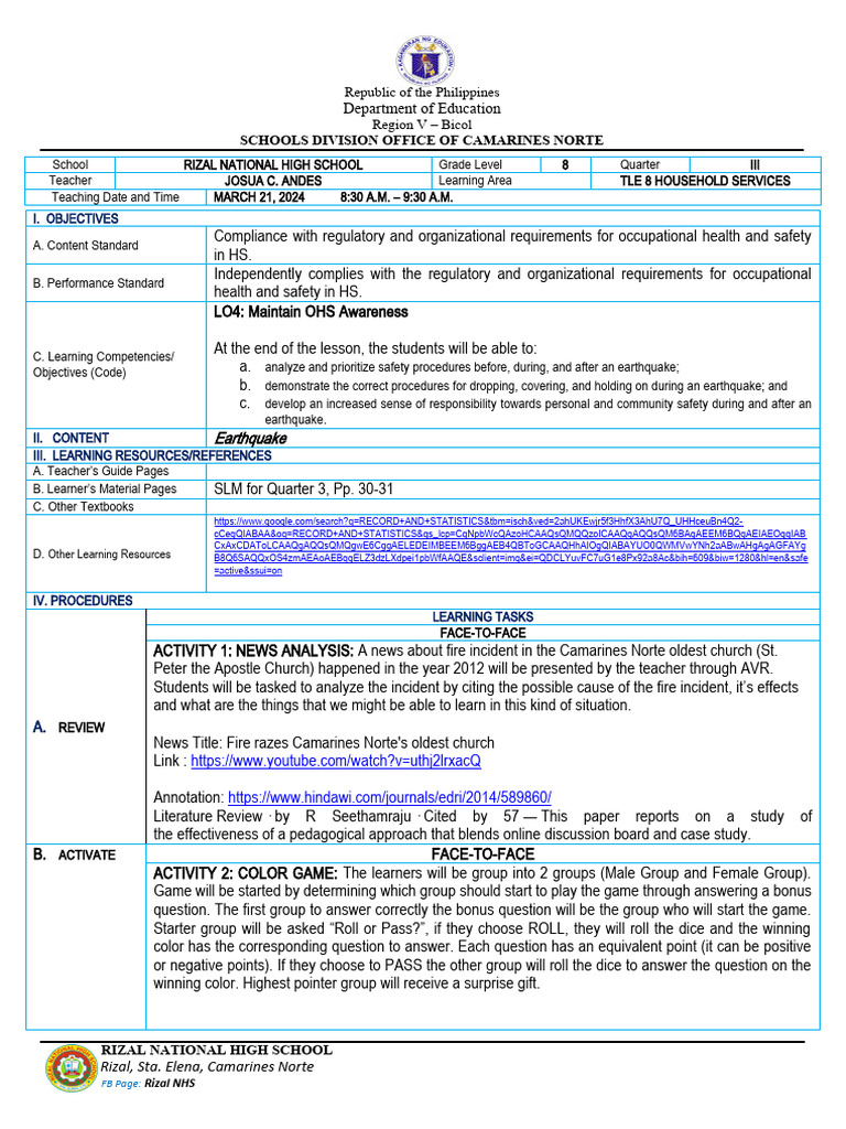 HHS 7-8 - CO3 - RAISEPlus | PDF | Jargon