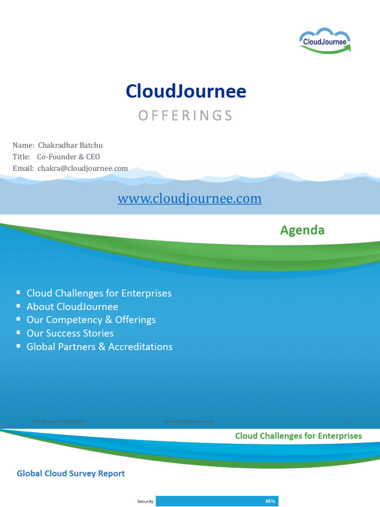CloudJournee Offerings | PDF | Cloud Computing | Amazon Web Services