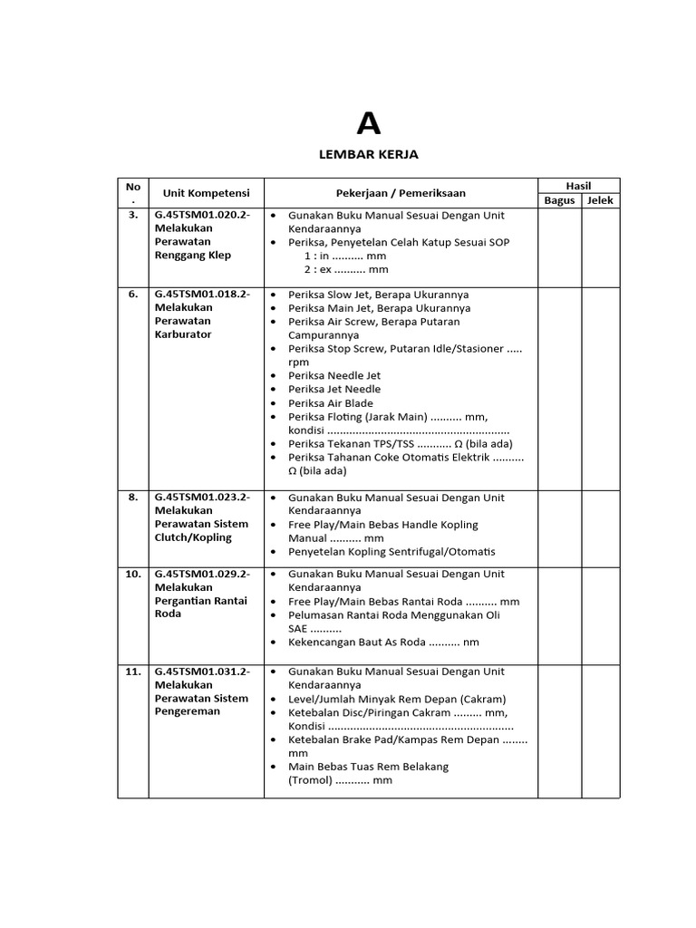 Lembar Kerja ABCD | PDF | Bisnis | Teknologi & Rekayasa