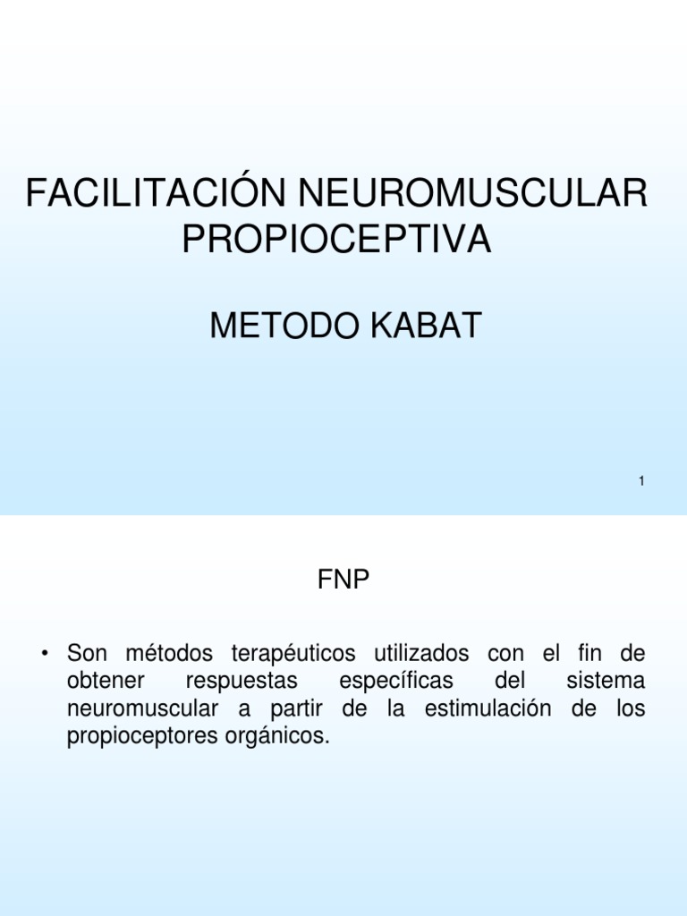 Presentación Kabat | PDF | Contracción muscular | Músculo
