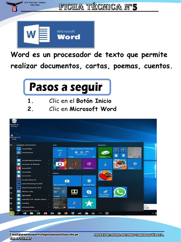 Introducción a Microsoft Word 2024 | PDF