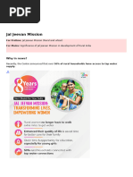 JJM FHTC Guidelines | PDF | Water Supply | Drinking Water