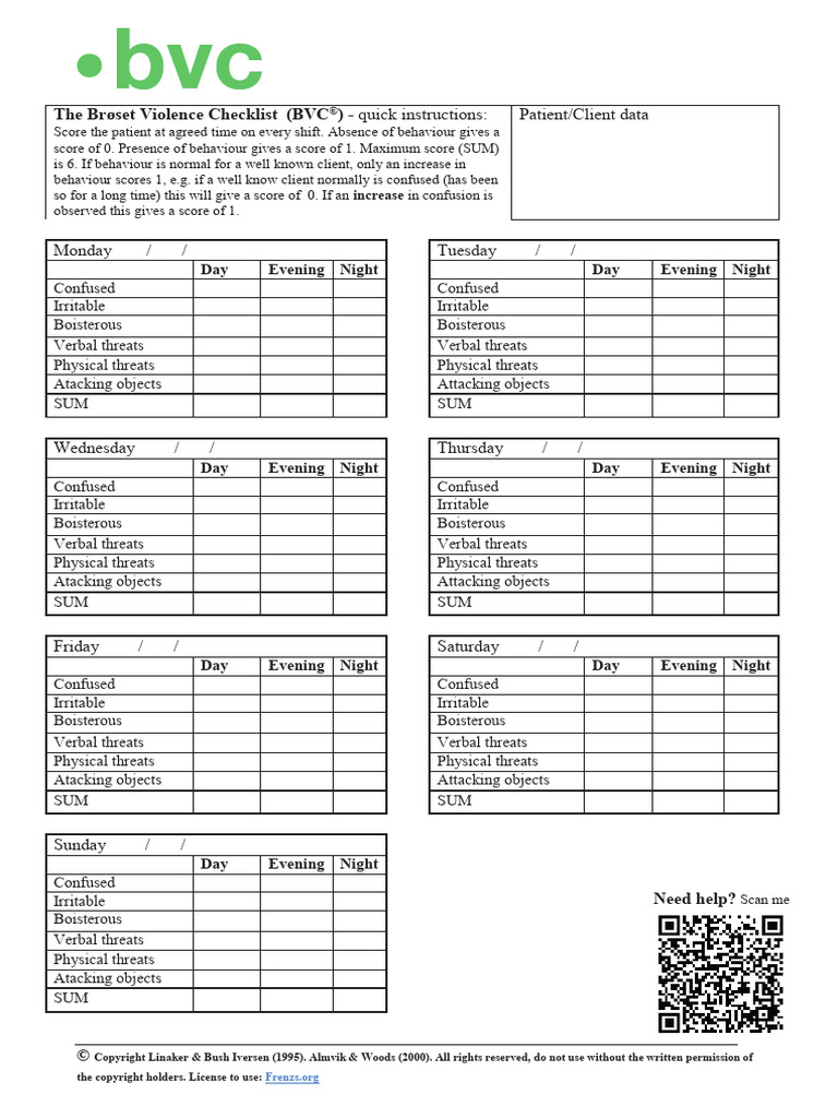 Risk - of - Violence - BVC English | PDF | Violence | Aggression