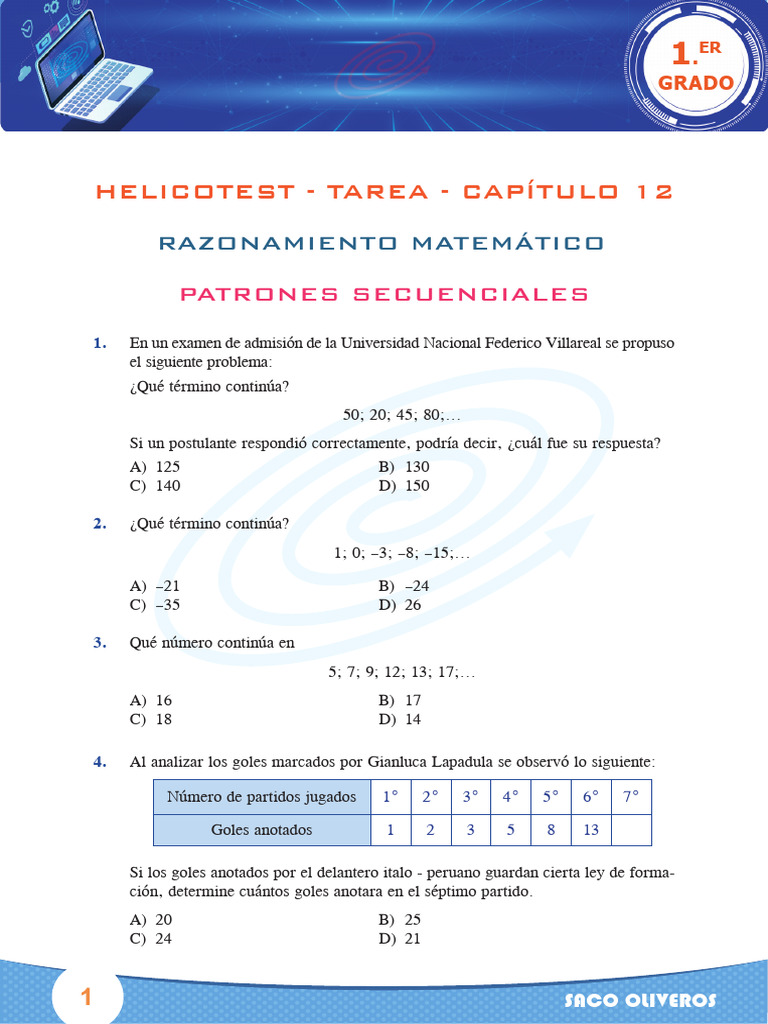 5 RM 1° Cap12 Preg Tarea 22 | PDF