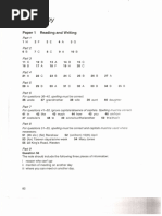 PET Practice Test 3 Answer Key | PDF