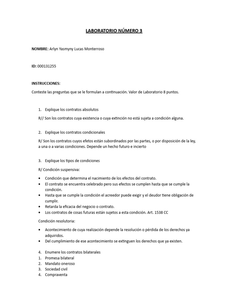 Laboratorio 4 Derecho Civil | PDF | Justicia | Crimen y violencia