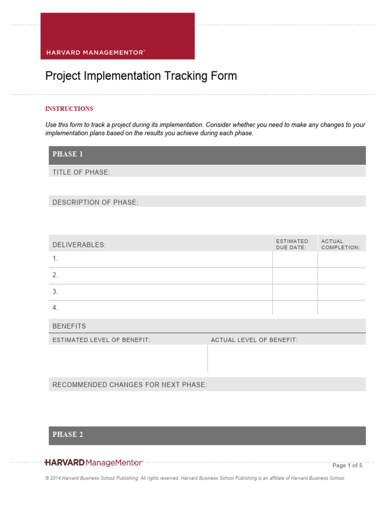 project_implementation_tracking_form | PDF