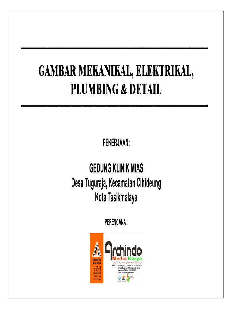 Gambar Mekanikal, Elektrikal, Plumbing & Detail | PDF Gambar Mekanikal, Elektrikal, Plumbing & Detail | PDF