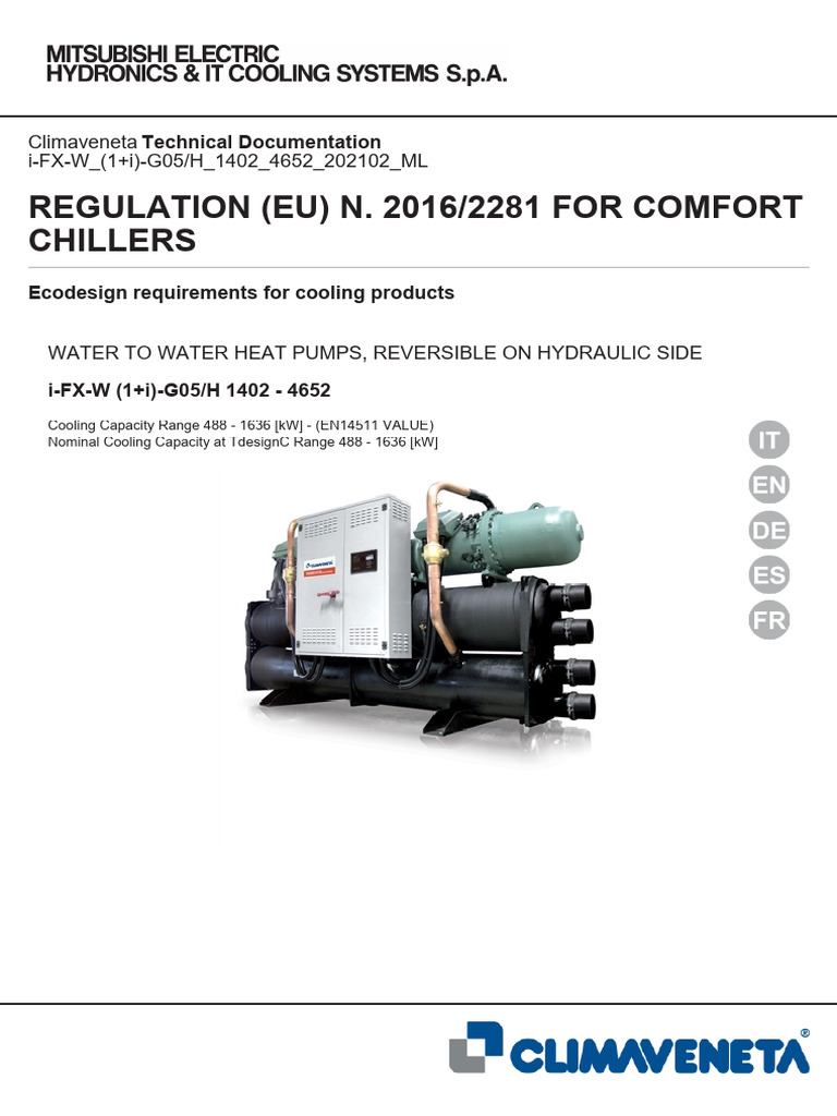 Technical Documentation - Regulation (EU) N. 2281 - 2016 - i-FX-W (1+i ...
