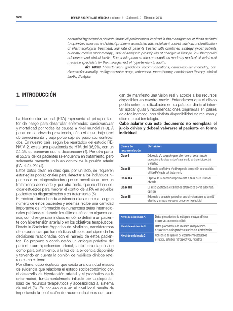 Guia SAM HTA | PDF | Hipertensión | Presión sanguínea