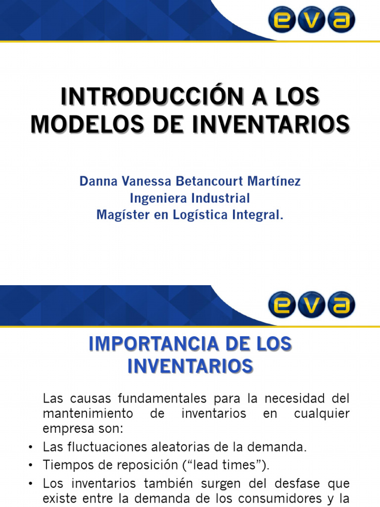 Introducción A Los Modelos de Inventarios | PDF | Business | Toma de ...