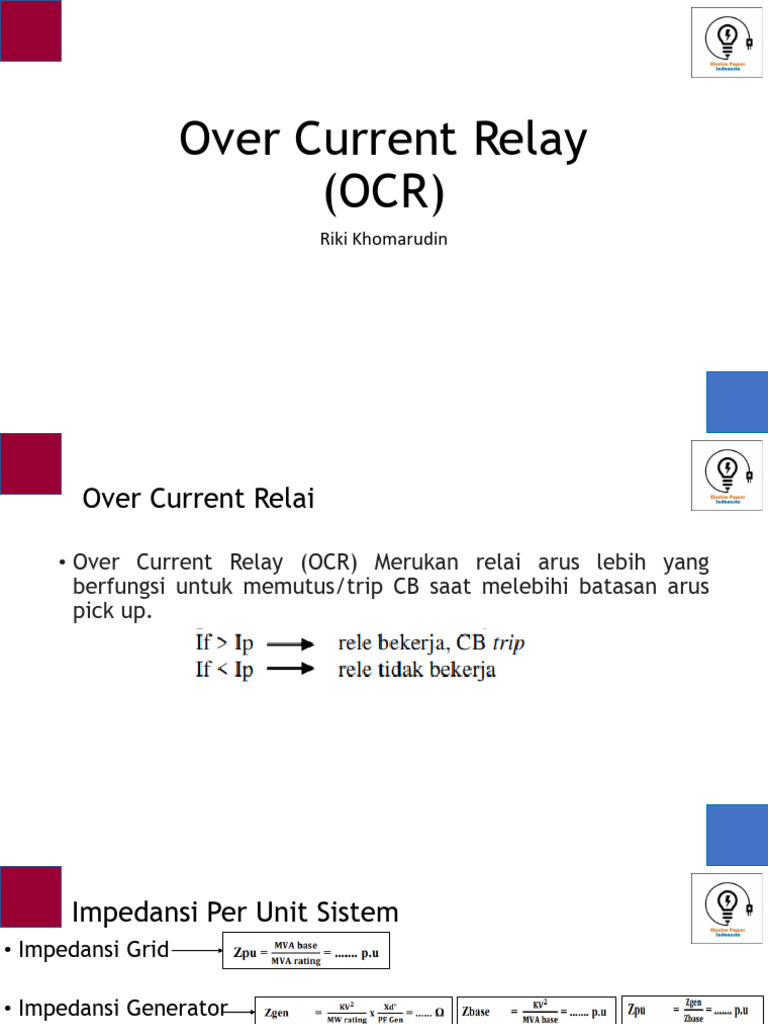 Proteksi Over Current Relay | PDF