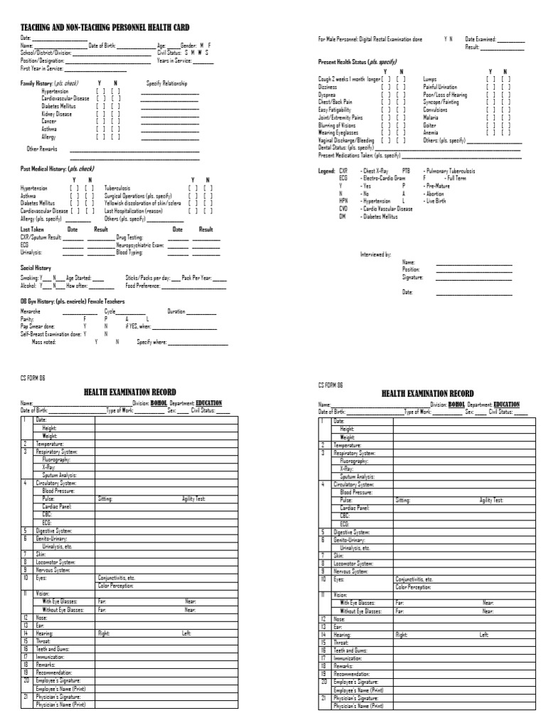 Health Cards 2 Pages | PDF | Cardiovascular Diseases | Hypertension