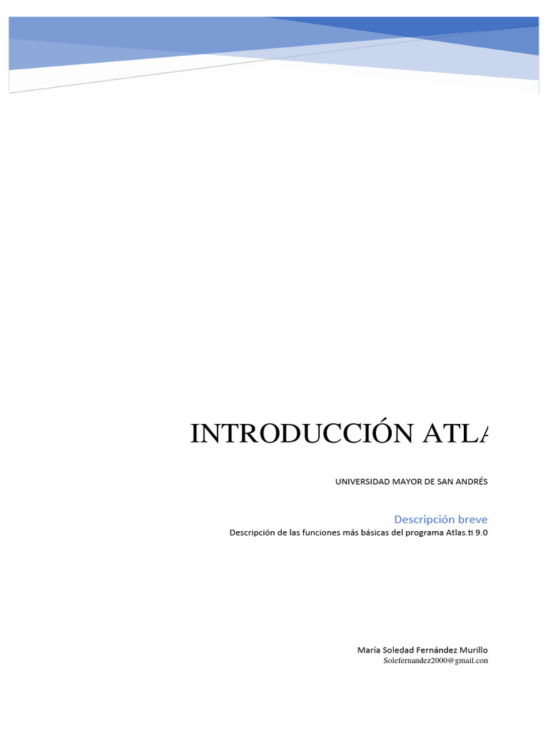 Manual Básisco de Atlas - Ti 9.0 | PDF | Arte | Informática