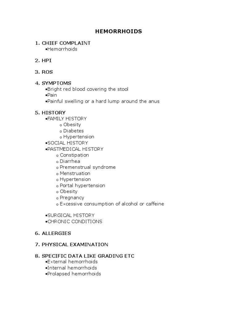 Hemorrhoids | Hemorrhoid | Medical Specialties