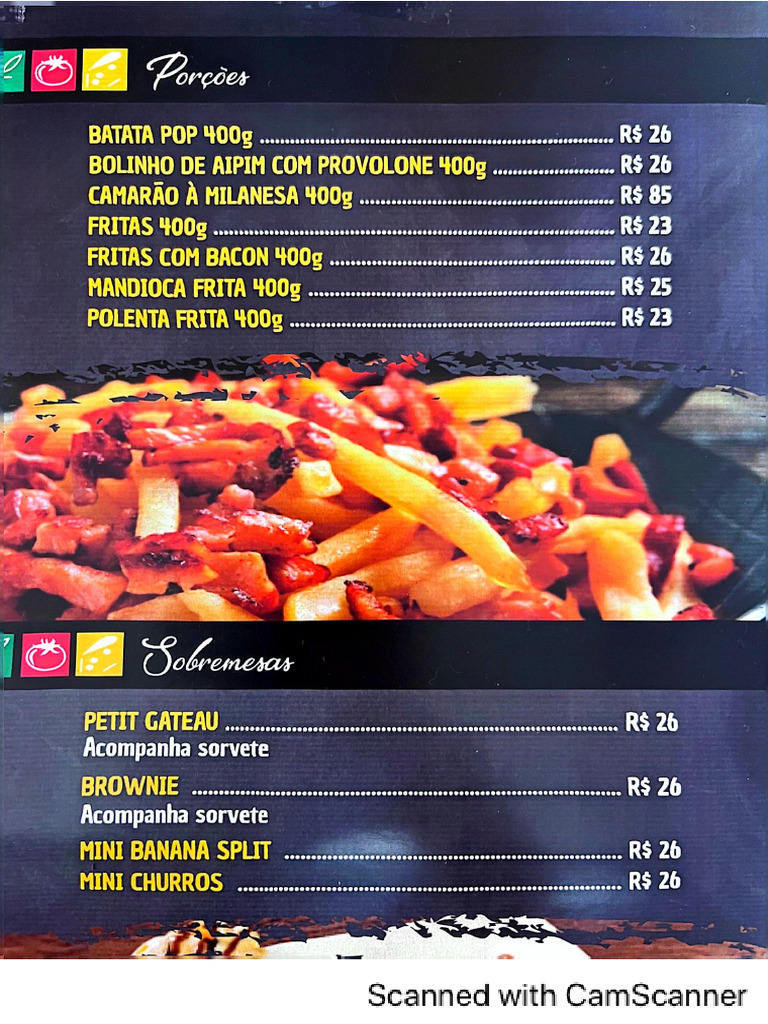 Cardápio Taberna | PDF