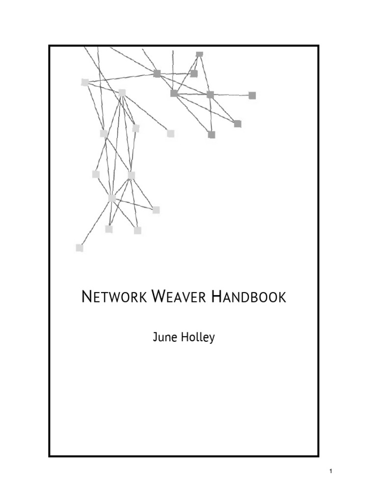 Network Weaver Handbook | PDF