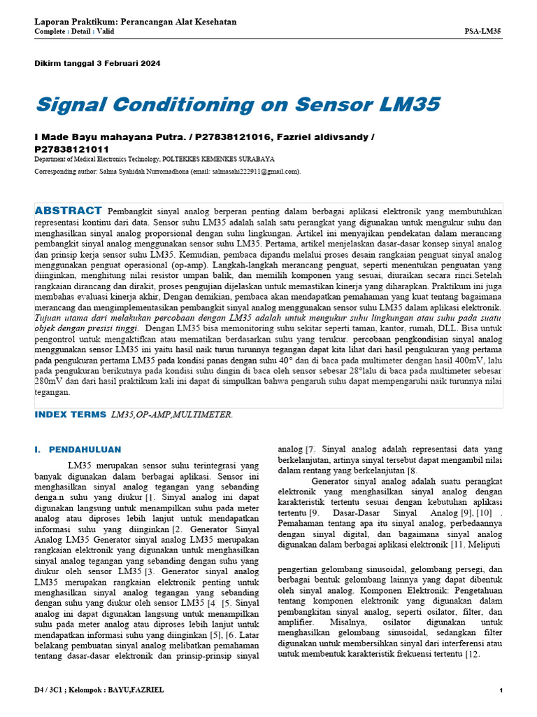Perancangan Alat Psa Rev | PDF