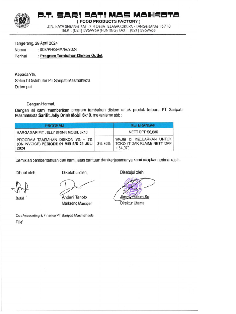 Program Sarifit Jelly Drink Mobil Part1 | PDF