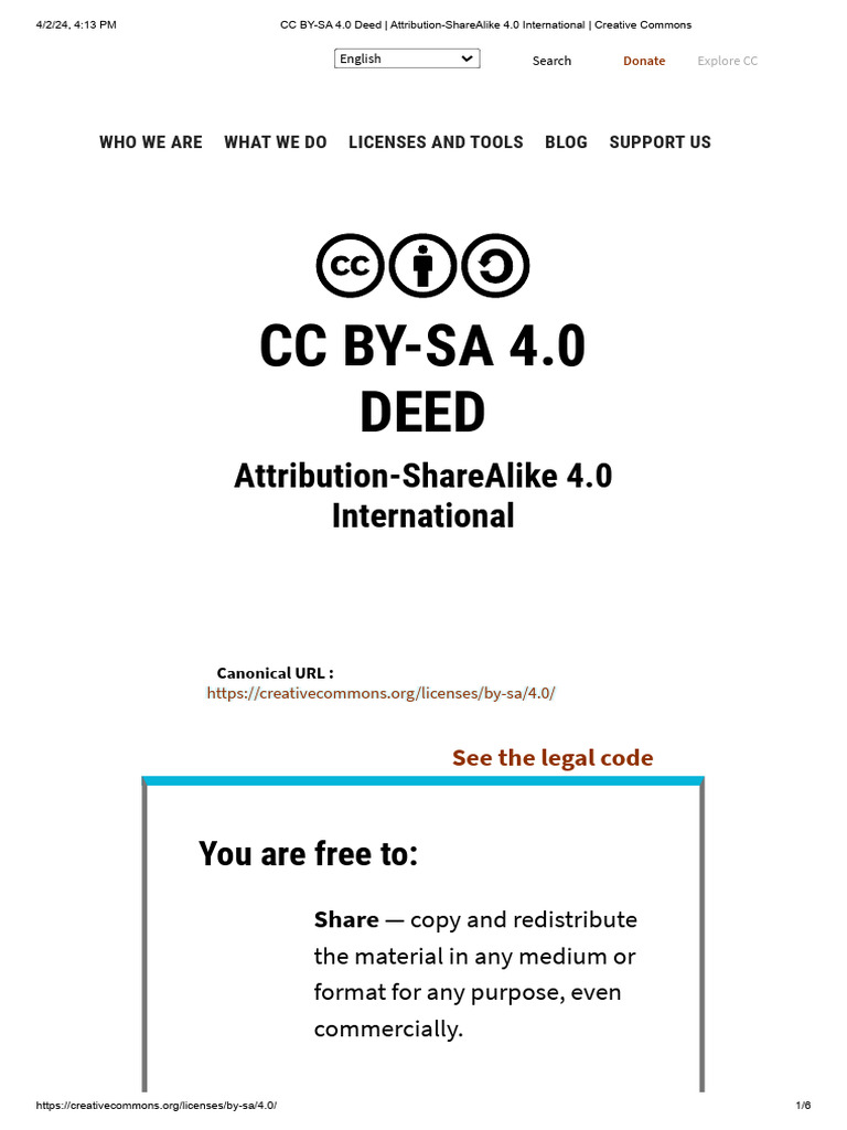 Attribution Guidelines and Licensing | PDF | Creative Commons License ...