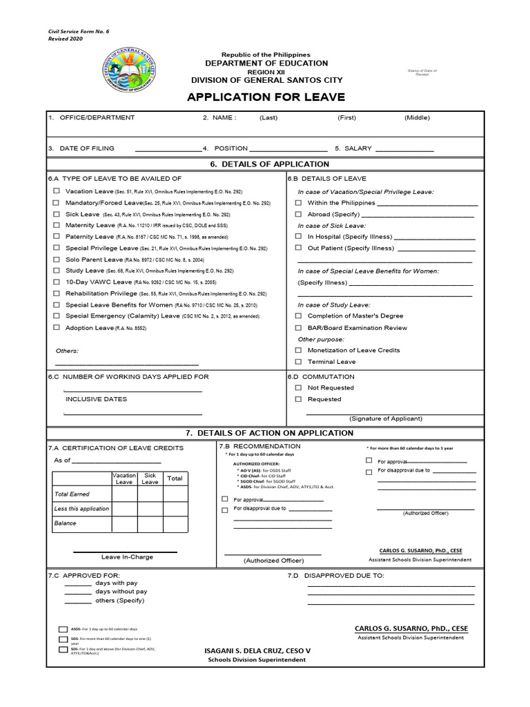 2023 UPDATED Form 6 FOR ALL | PDF | Social Programs