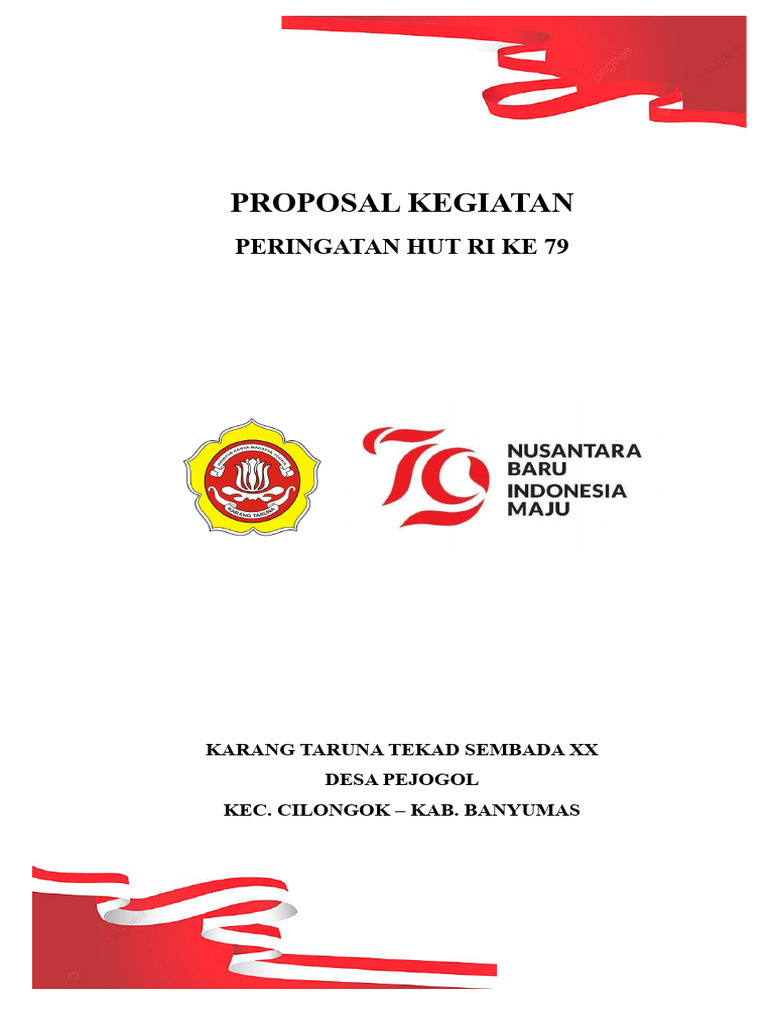 PROPOSAL LOMBA TUJUH BELASAN Karang Taruna Tekad Sembada Pejogol | PDF