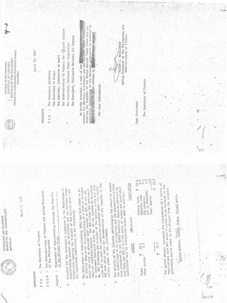 Mou Dof - NPC - NPV | PDF