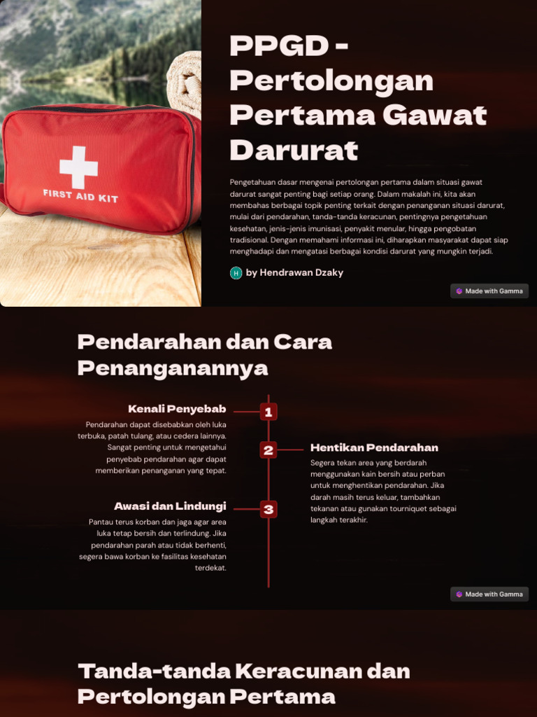 PPGD Pertolongan Pertama Gawat Darurat | PDF | Sains & Matematika