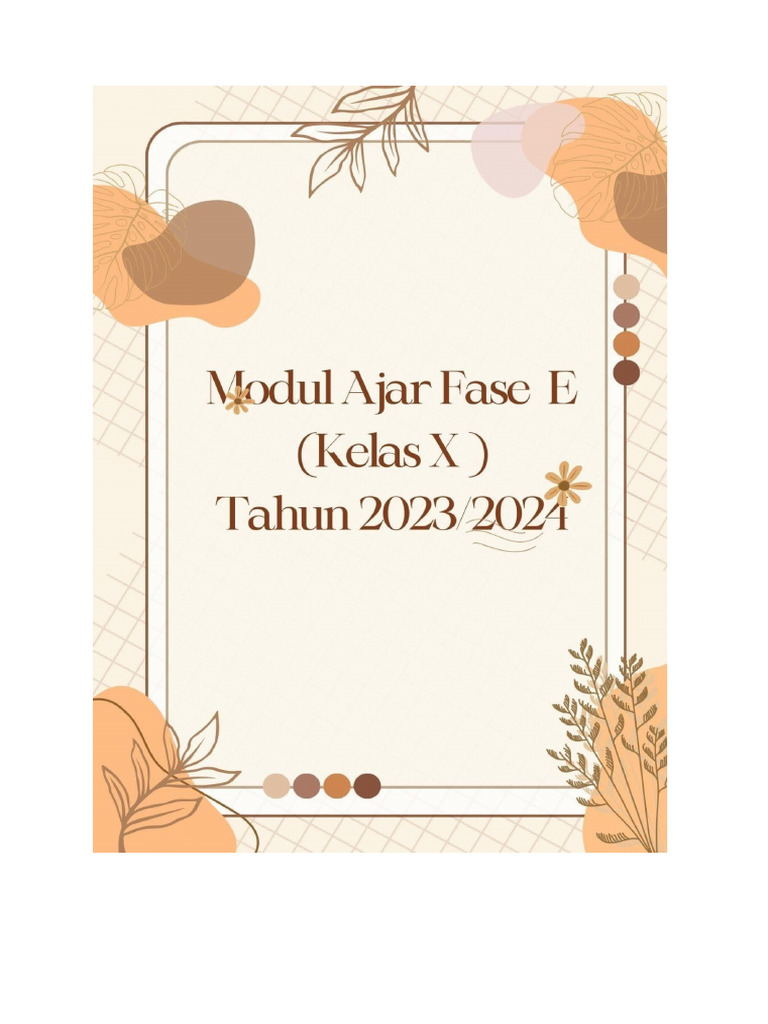 Modul Ajar Stem Ipas Nanoteknologi Fase e | PDF