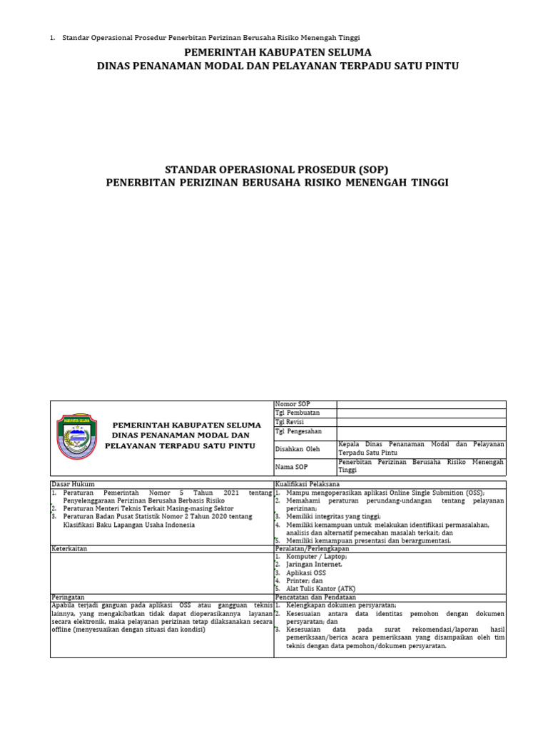 Sop Baru | PDF