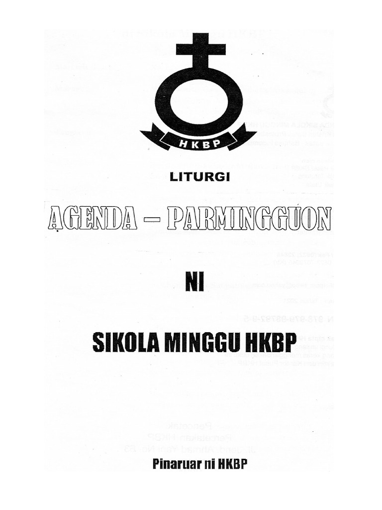 Agenda Sekolah Minggu | PDF