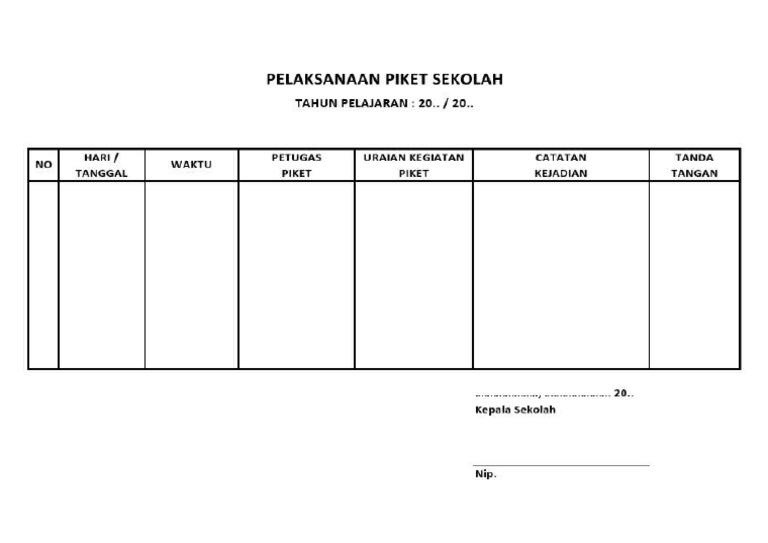 Format Piket | PDF