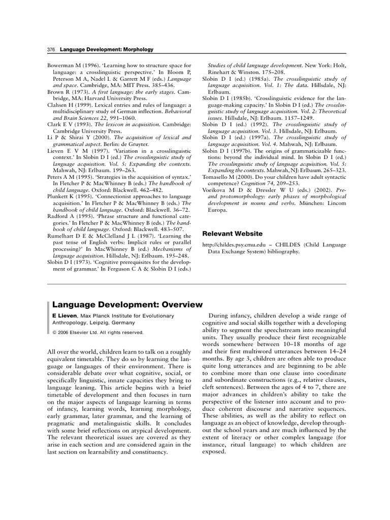 ELL2-Language Development | PDF | Morphology (Linguistics) | Grammatical Gender