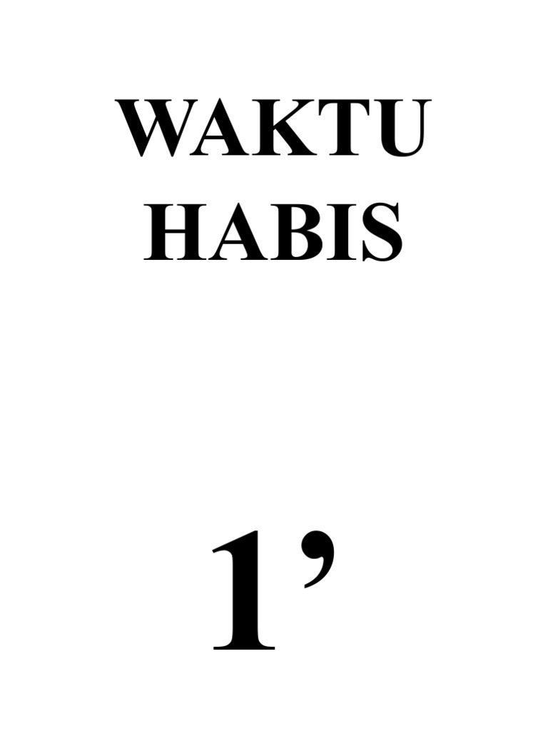 Kertas Time Keeper | PDF