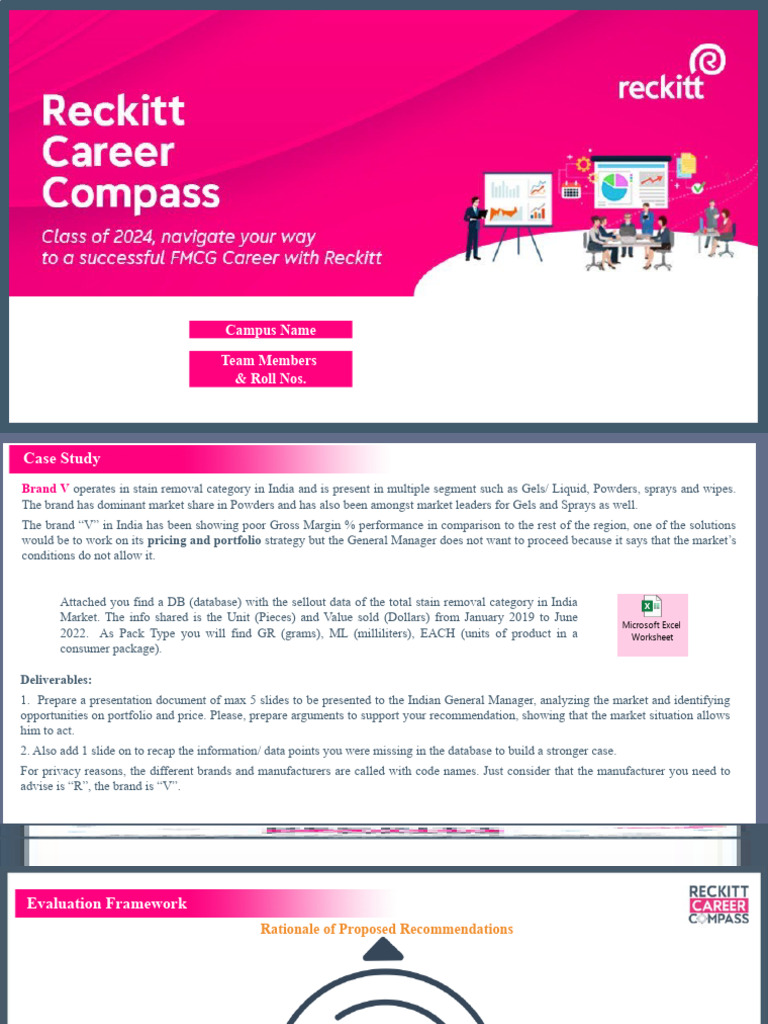 Reckitt Case Competition 2024 Guide | PDF | Brand | Microsoft Power Point