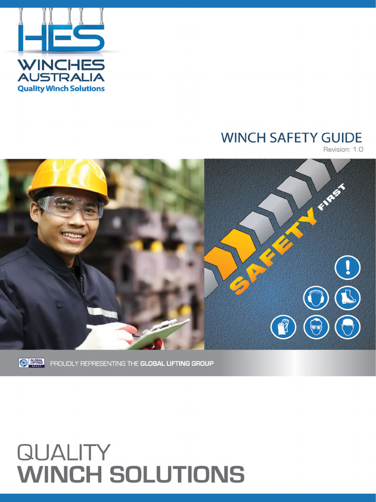 OHS - LIFTING - Winch Safety Guide | PDF | Risk | Personal Protective ...