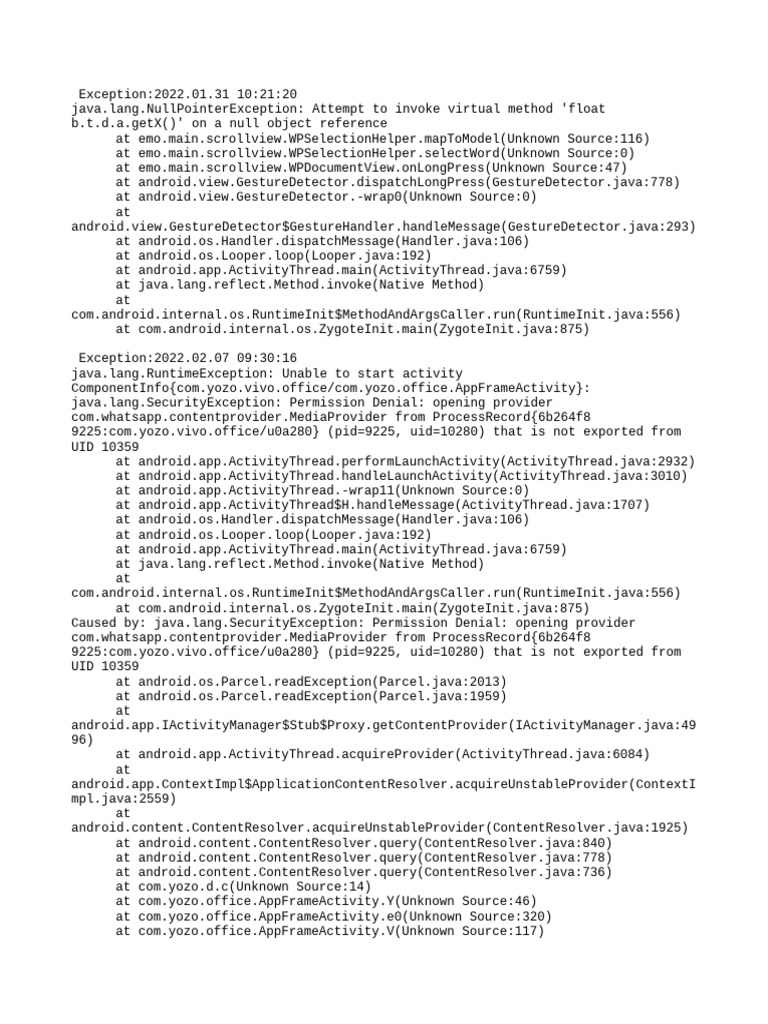 yozolog(1)(1)(Copy) | PDF | Object Oriented Programming | Oracle Corporation