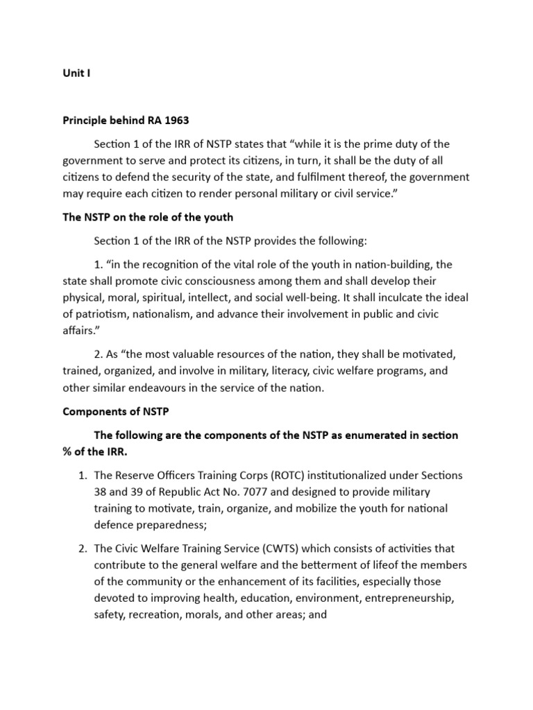 NSTP-CWTS | PDF | Survey Methodology | Needs Assessment