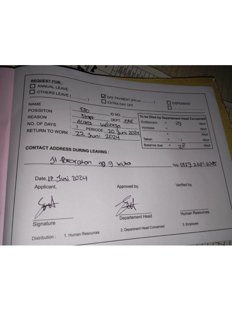 Form DP Dan Eo | PDF