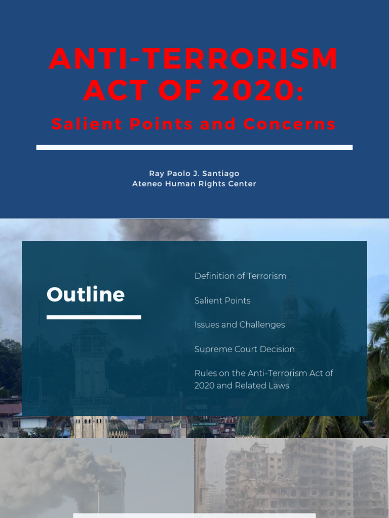 Anti-Terrorism Act of 2020 Overview | PDF | Detention (Imprisonment ...