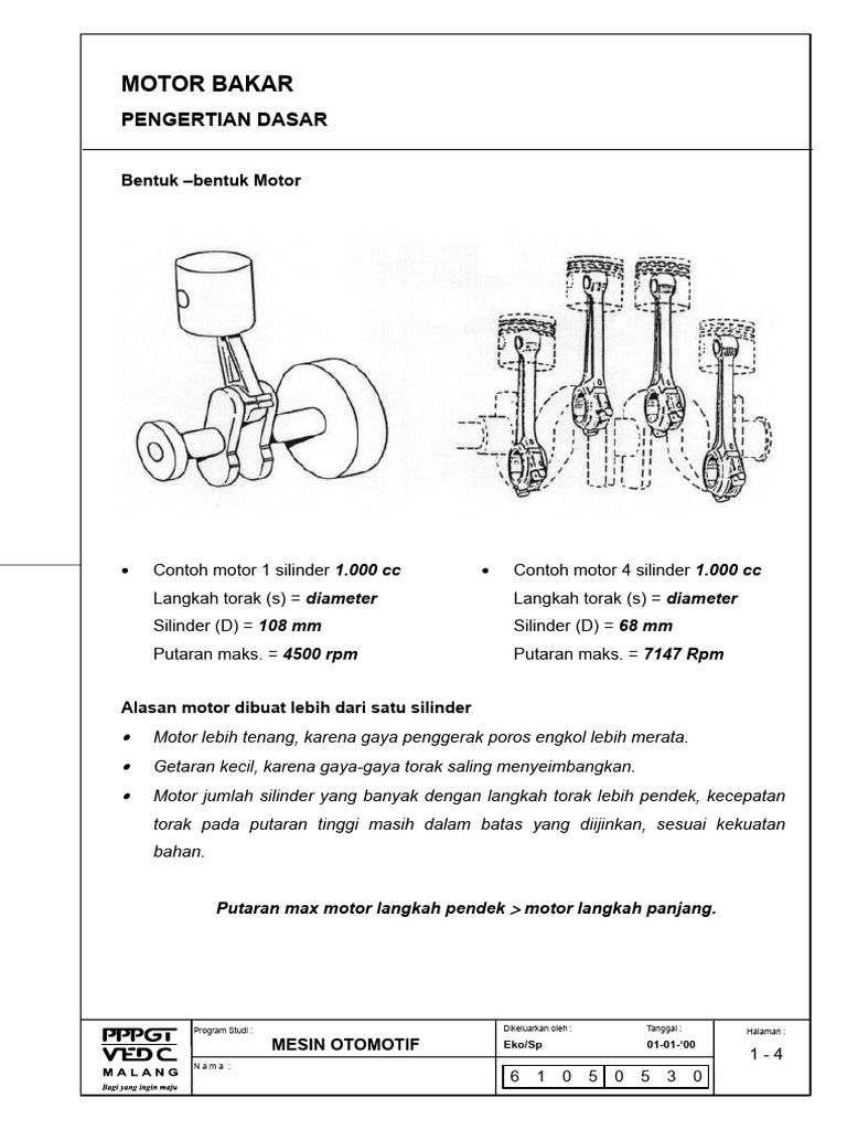 Bentuk Bentuk Motor. | PDF