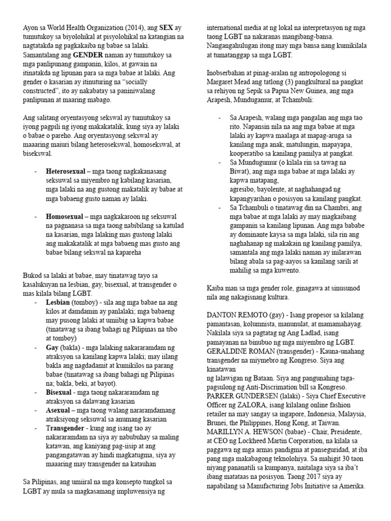 Araling Panlipunan Grade 10 - Quarter 3 Reviewer | PDF