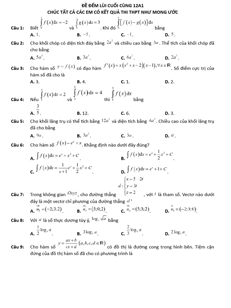 De 01 Doi Can | PDF