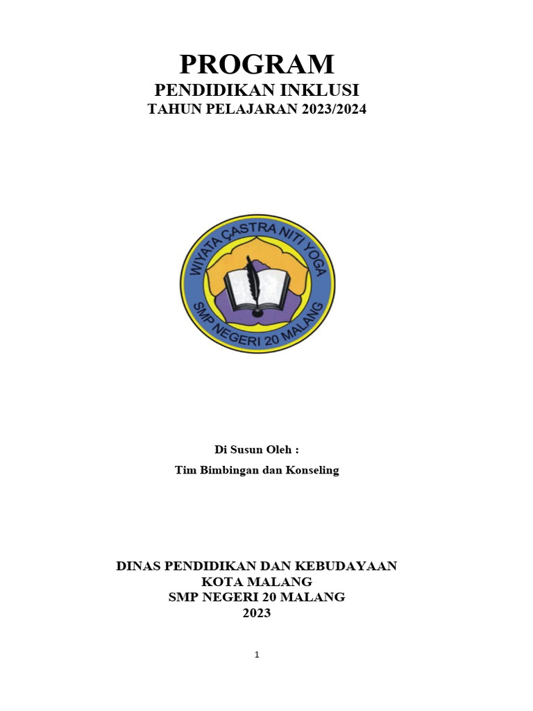 Program Inklusi 2023 | PDF | Kesehatan Holistik