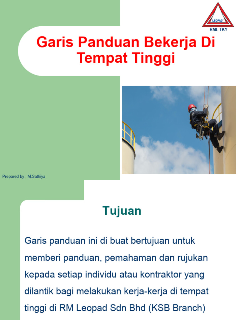 HSE-BMS-001 Bekerja Di Tempat Tinggi | PDF | Griya & Taman | Komputer